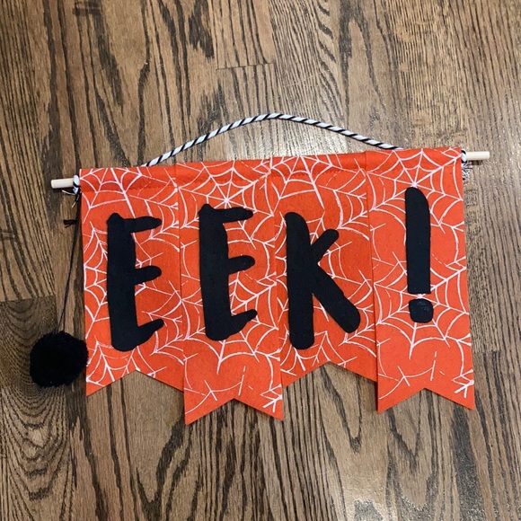 Wall Decor | Halloween Eek Hanging Sign | Poshmark